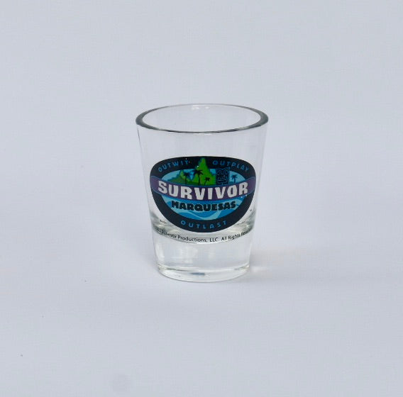 Survivor: Marquesas Shot Glass – Vintage Survivor Store